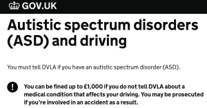 DVLA in U-turn over medical declarations | National Police Autism ...